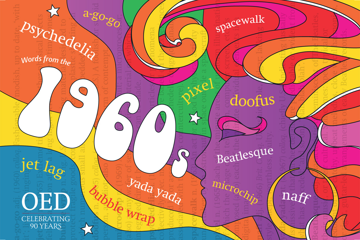 What are slang words from the 1960's?