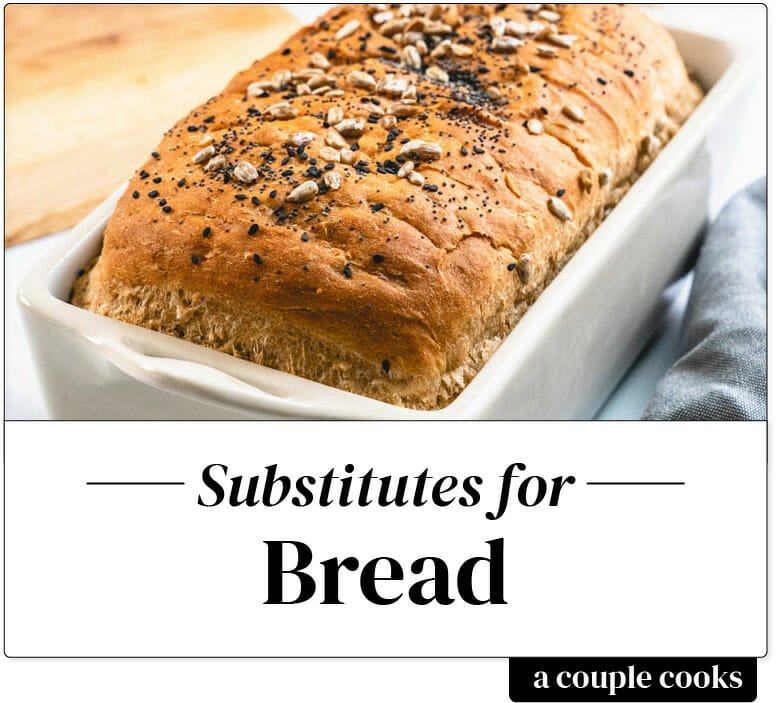 What are some alternatives to traditional breads?