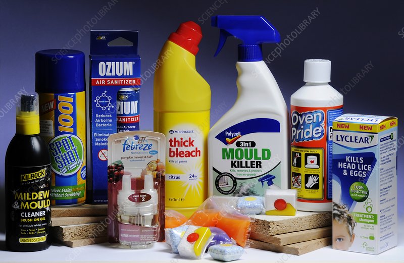 What are some common household products that are toxic?