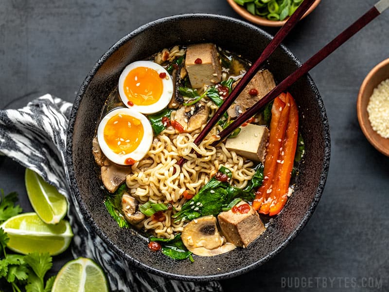 What are some easy things to add to ramen?