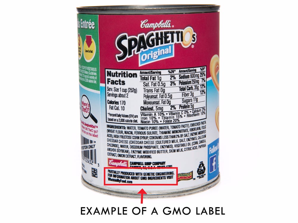 What are some examples of Campbell's Soup with calcium?