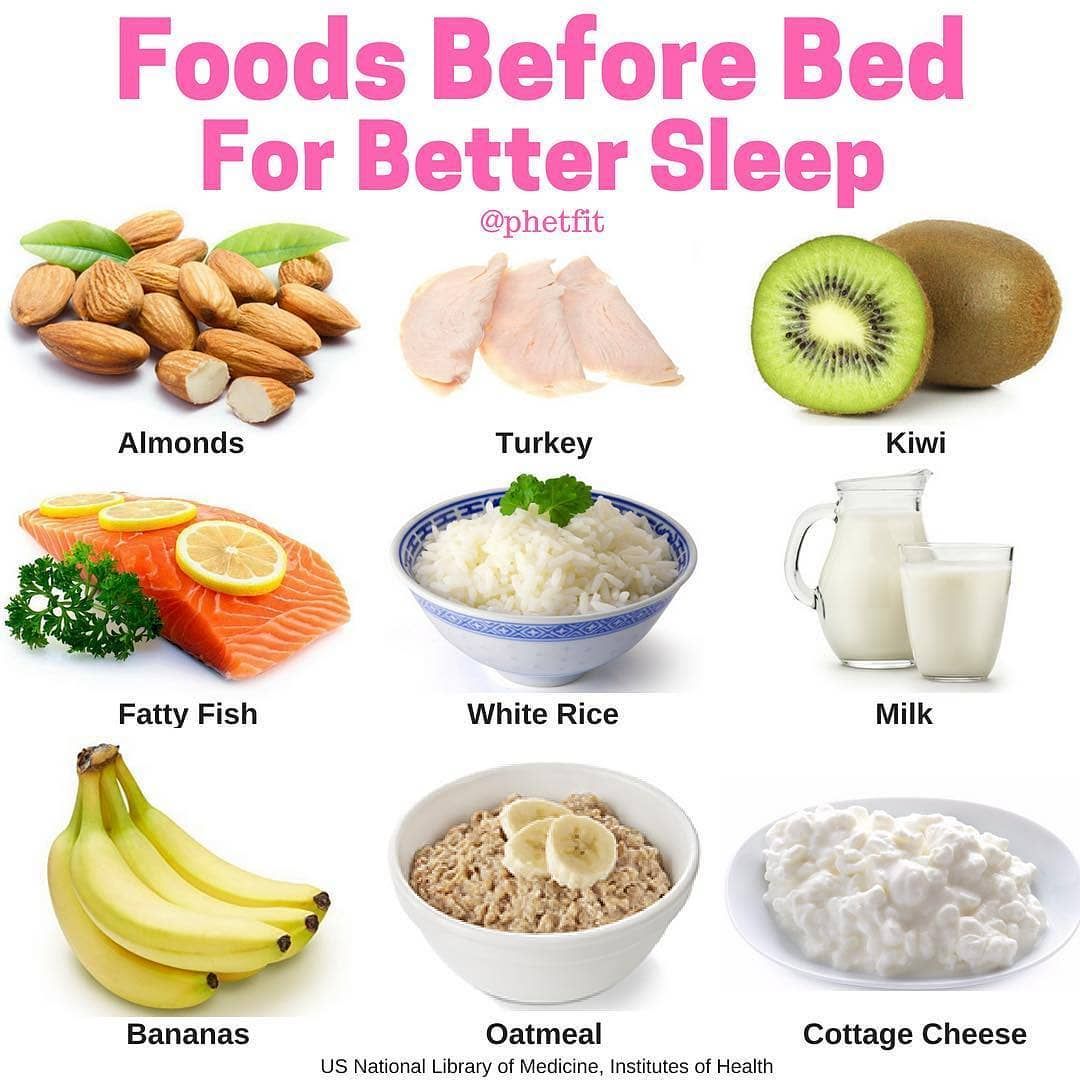 What are some good snacks to eat before bed?