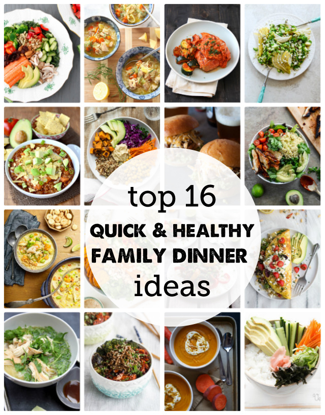 What are some healthy meals for a family dinner?