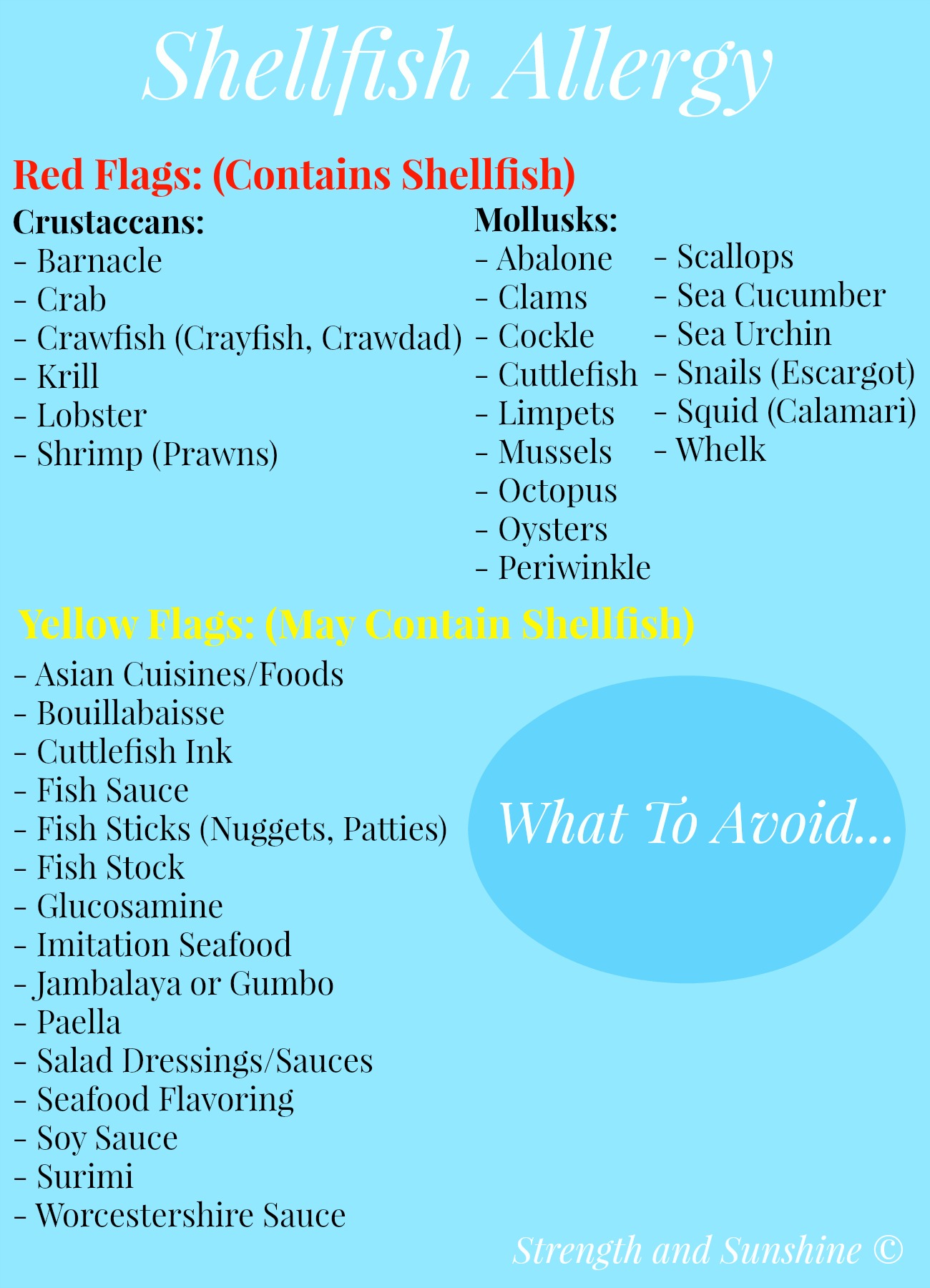 What are some precautions that a person can take before eating shellfish to avoid becoming ill?