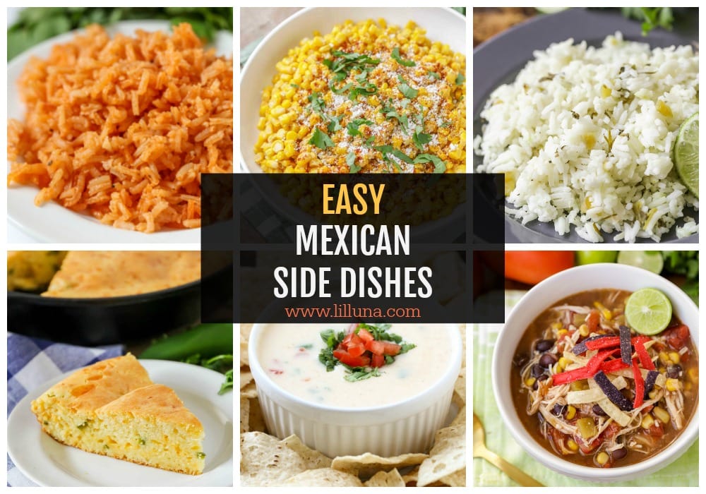 What are some sides for a Mexican restaurant?