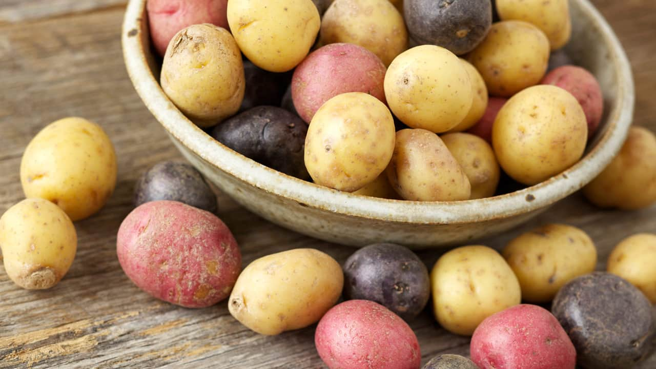 What are starchy potatoes good for?