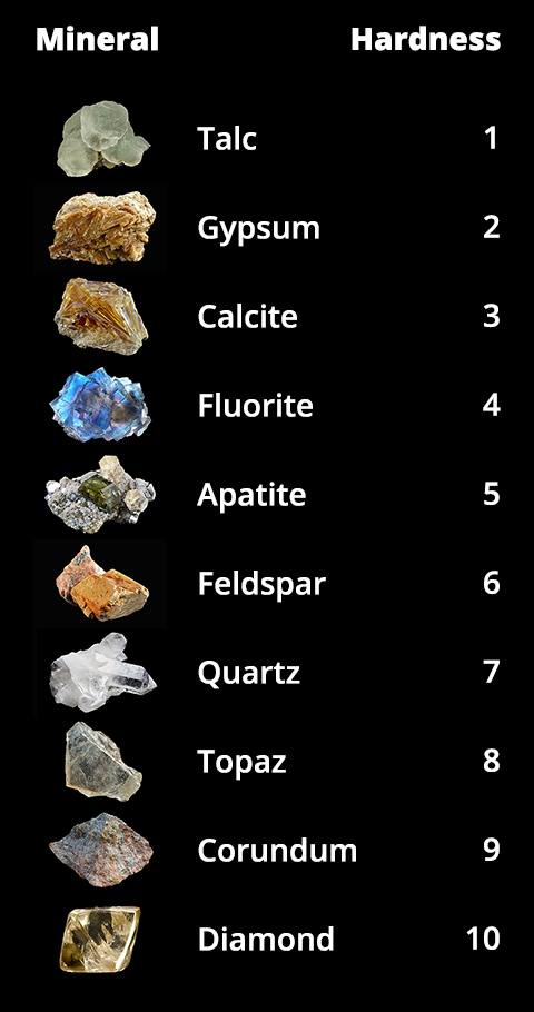 What are the 10 main minerals?