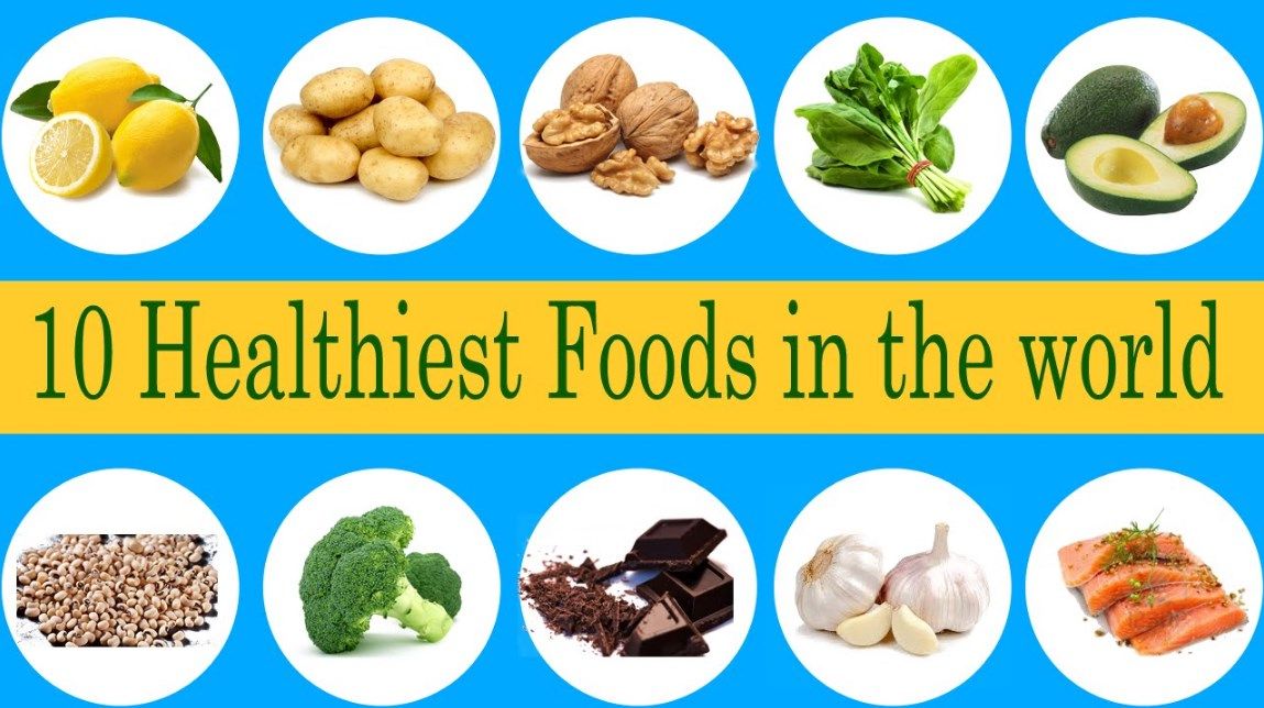 What are the 10 most healthiest foods?