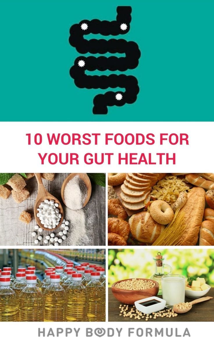 What are the 10 Worst Foods for your gut?