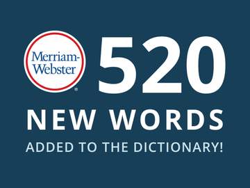 What are the 2021 new words?