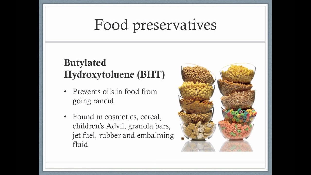 What are the 3 types of food preservatives?