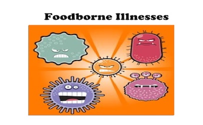 What are the 5 major food borne illnesses?