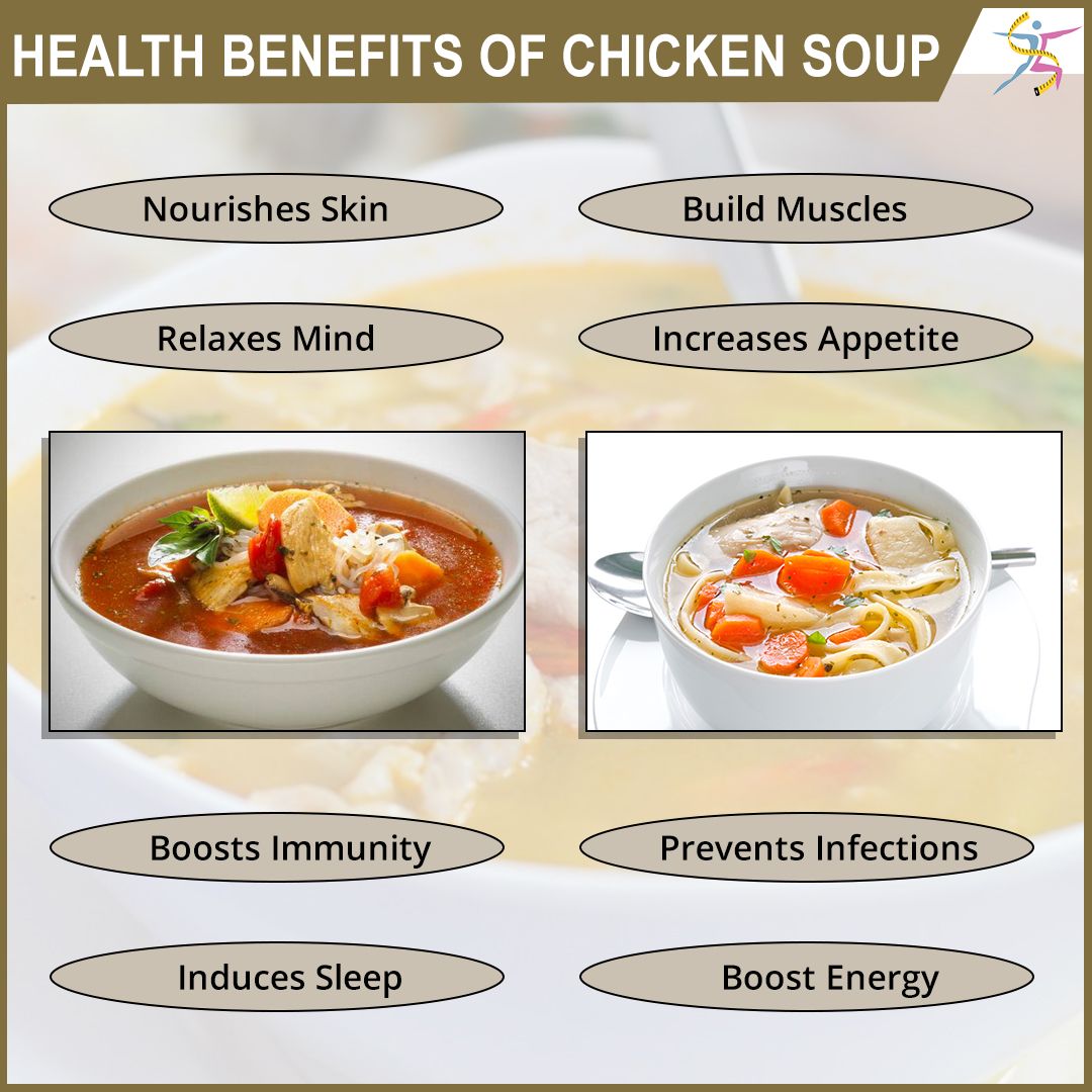 What are the advantages of chicken soup?