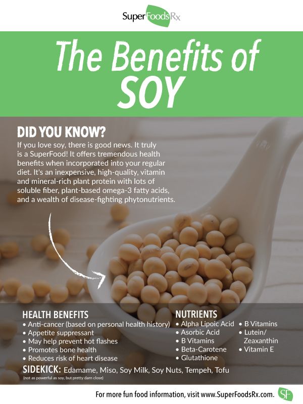 What are the advantages of soy protein?