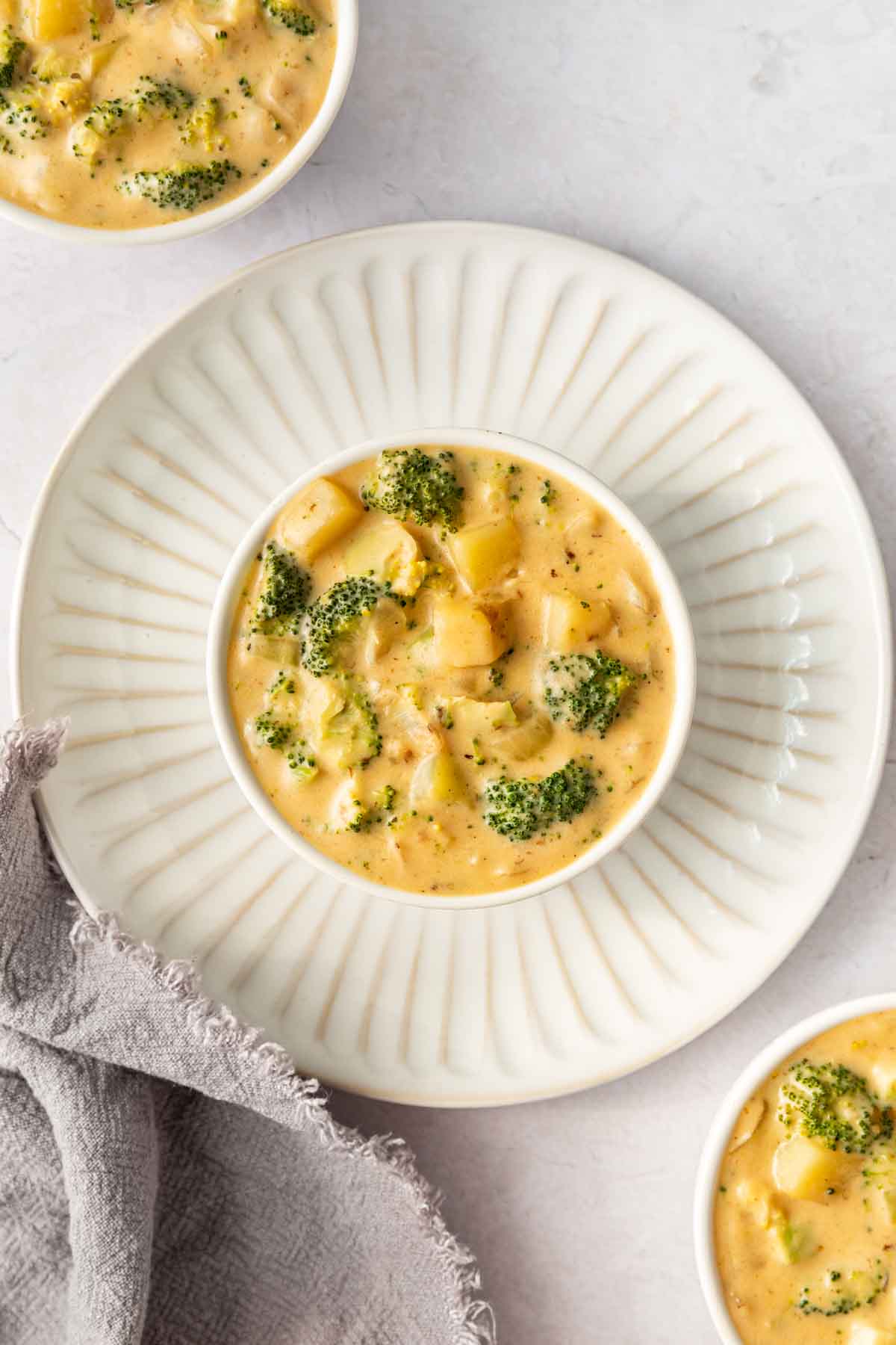 What are the benefits of broccoli cheddar soup?