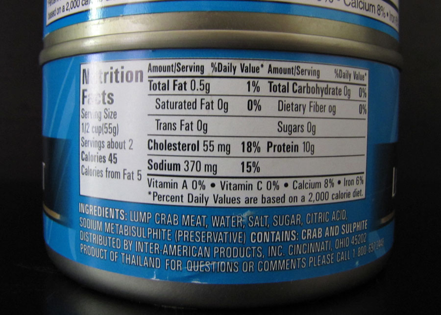 What are the benefits of canned crab meat?