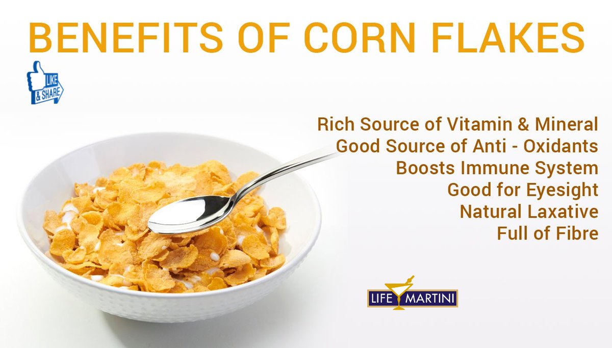 What are the benefits of cornflakes?