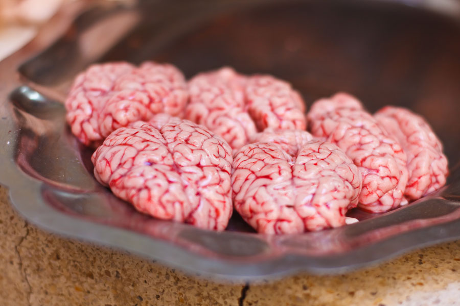 What are the benefits of eating sheep brain?