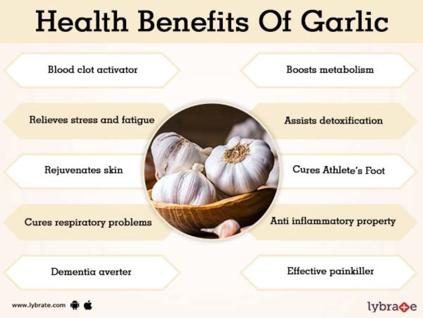 What are the benefits of garlic for your health?