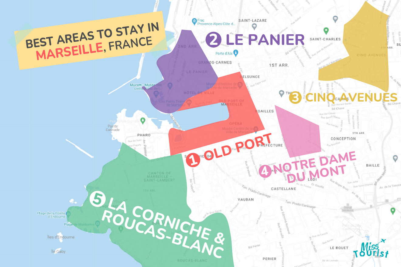 What are the best areas to stay in Marseille?