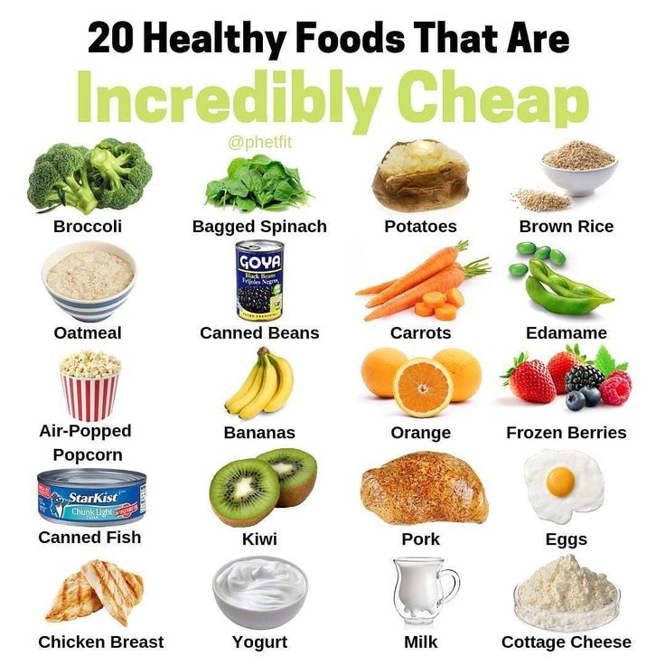 What are the best cheap low-calorie foods to eat?