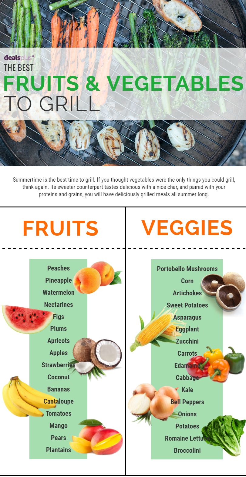 What are the best fruits and vegetables to grill?