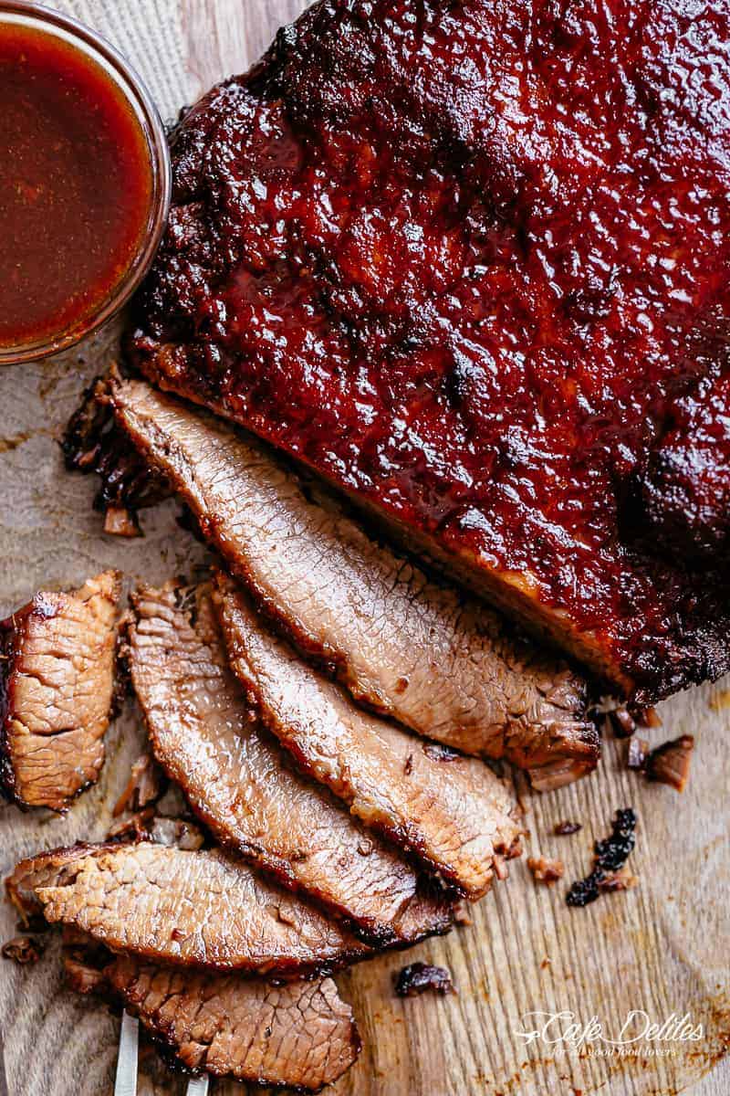 What are the best low and slow cooking methods for brisket?