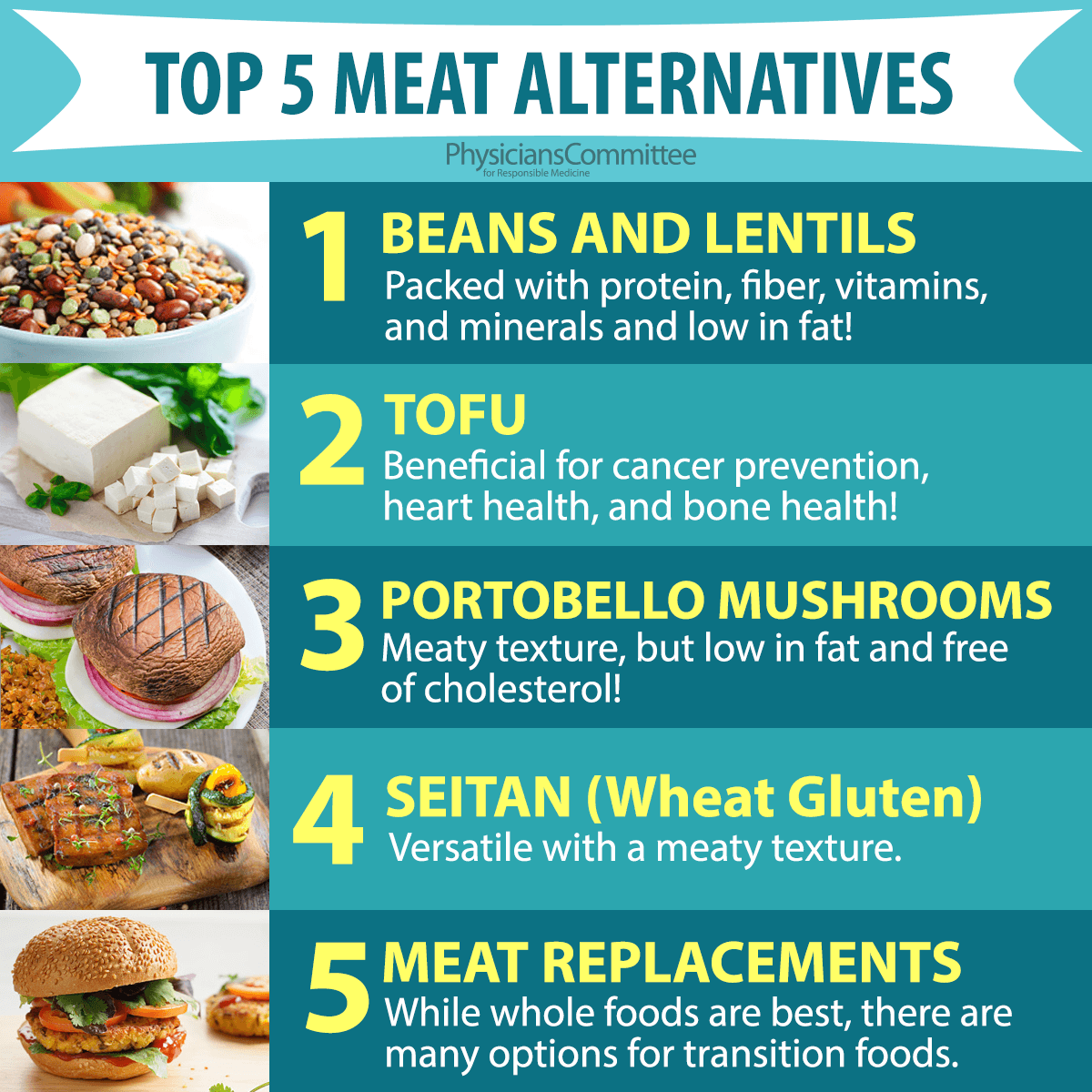 What are the best meat substitutes for protein?