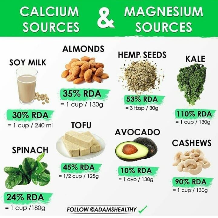 What are the best sources of calcium and magnesium for You?