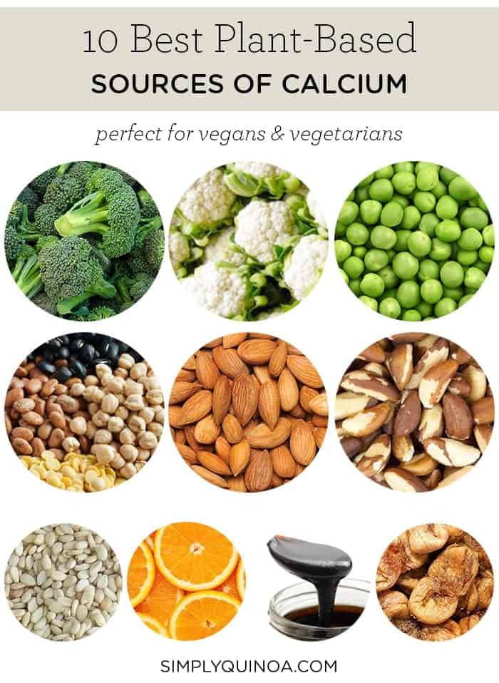 What are the best sources of calcium for vegans?
