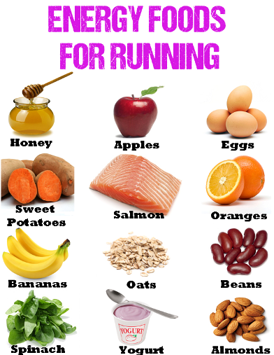 What are the best sources of energy for runners?