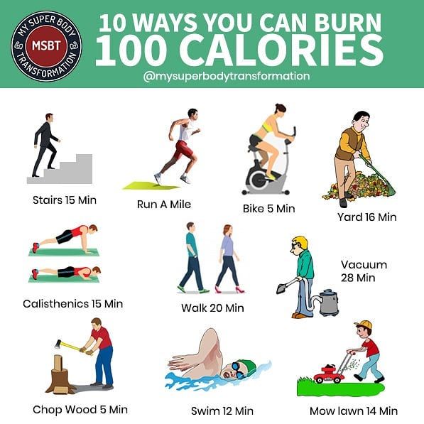 What are the best ways to burn calories?