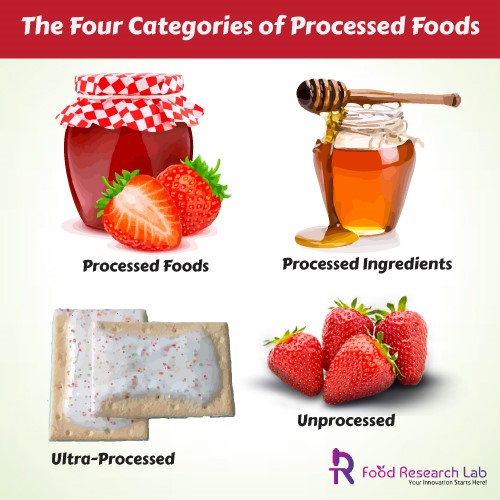 What are the categories of processed food?