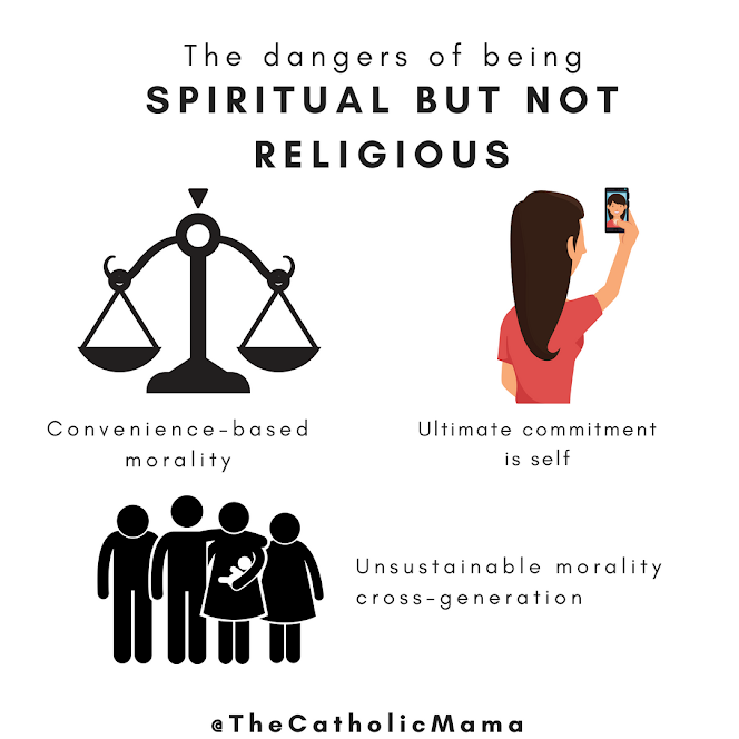 What are the dangers of spiritual but not religious?