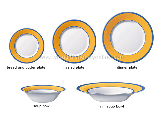 What are the different kinds of plates?