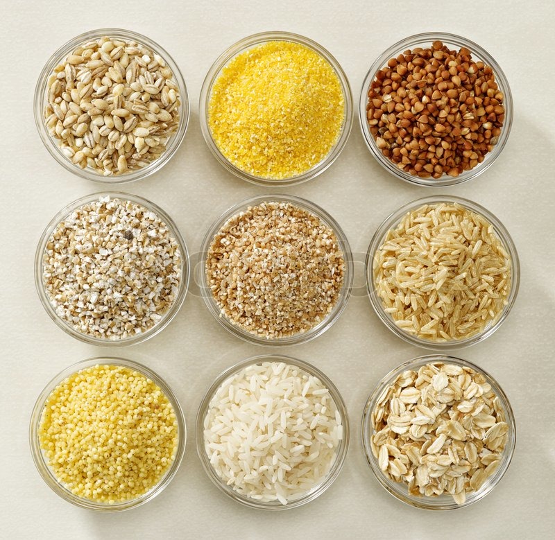 What are the different types of cereals?