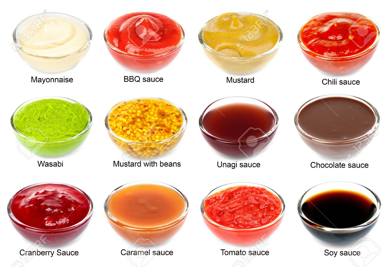 What are the different types of sauces?
