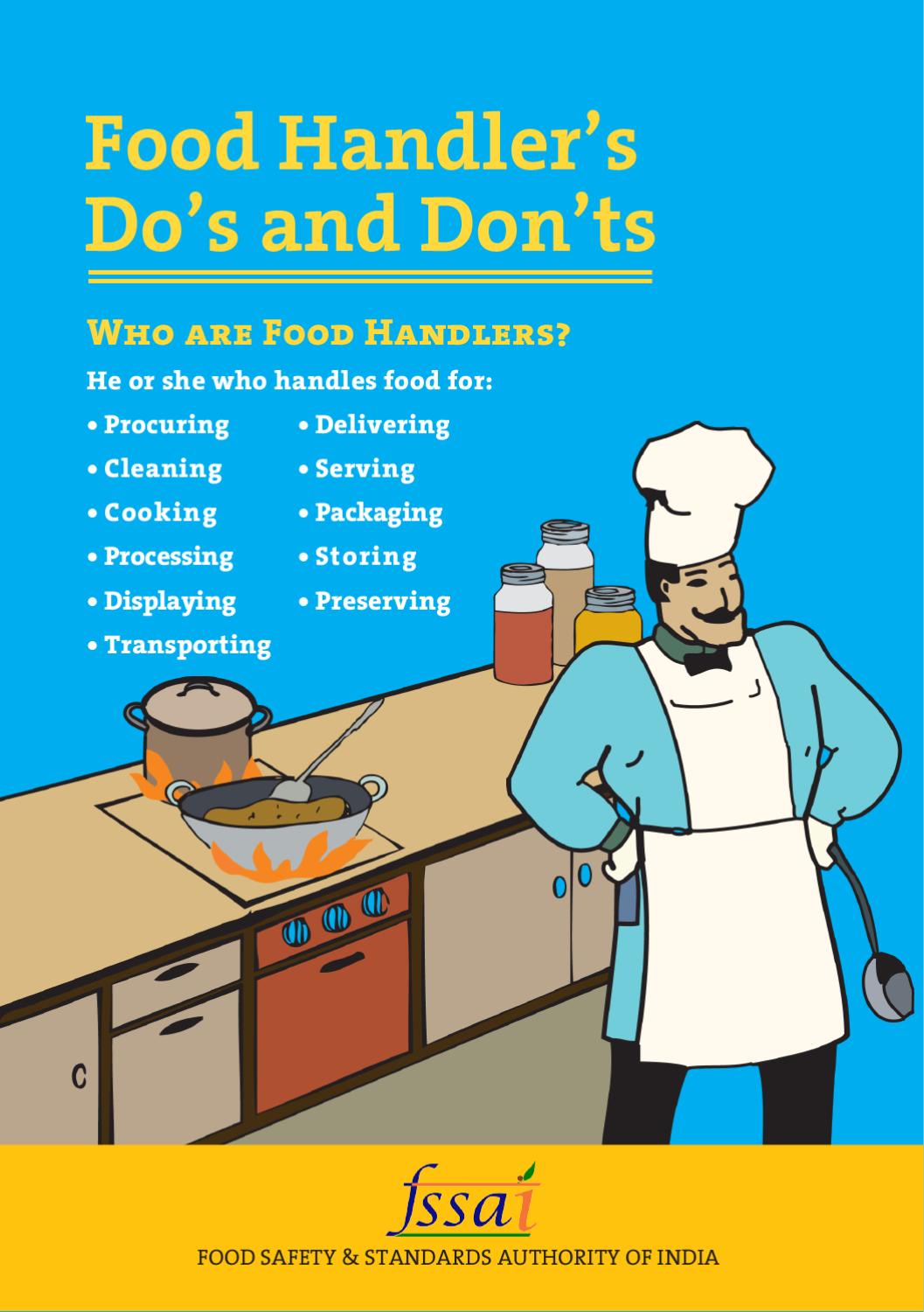 What are the do's and don'ts of food safety?