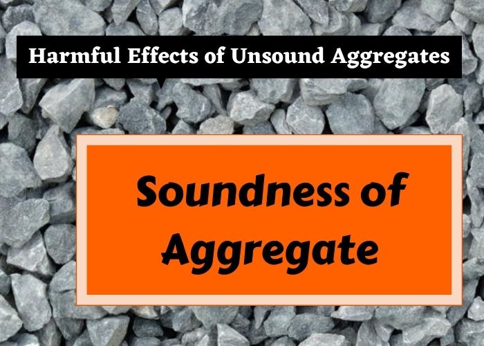 What are the effects of freezing and thawing on the unsound aggregates?