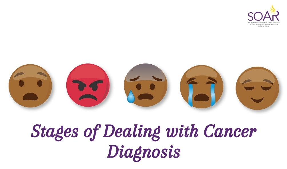 What are the emotional stages of cancer?