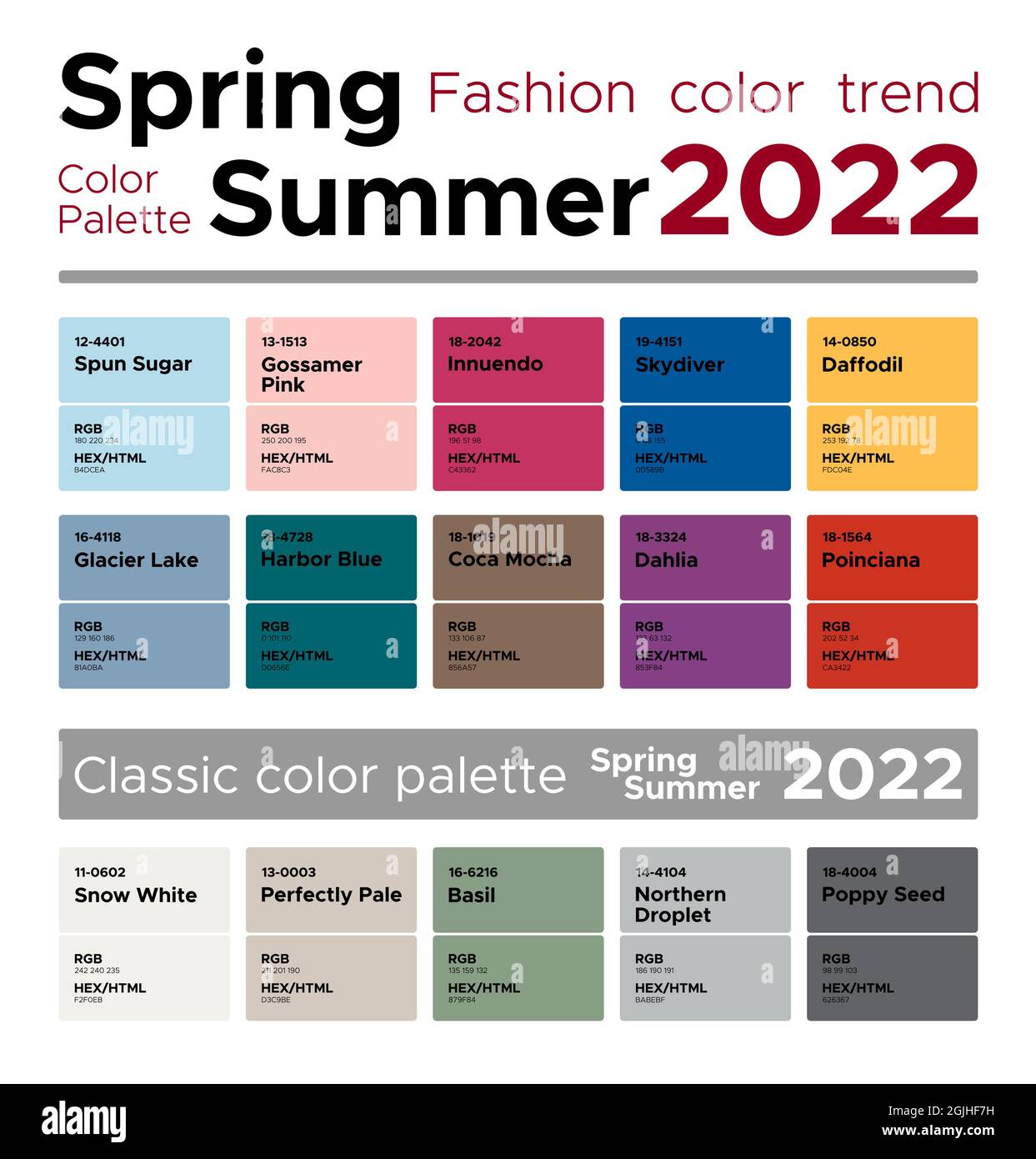 What are the fashion colors for 2022?