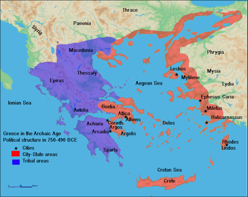 What are the first two major Greek civilizations?