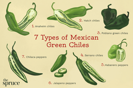 What are the four different forms of chiles?