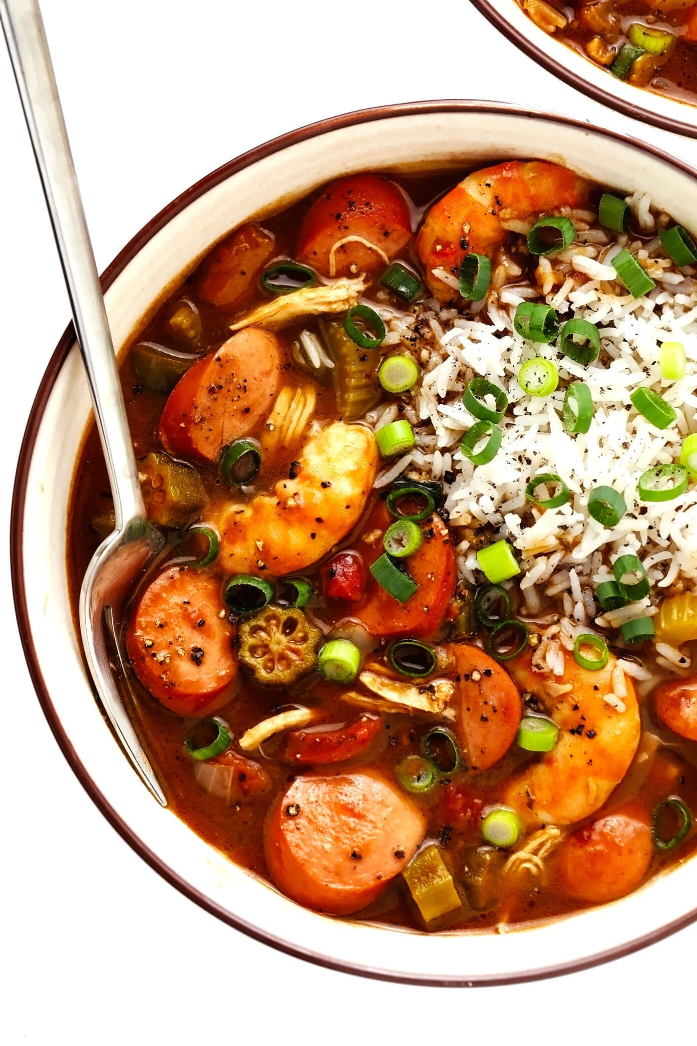What are the ingredients in a gumbo?
