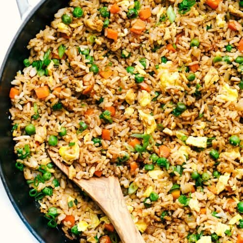 What are the ingredients to make fried rice?