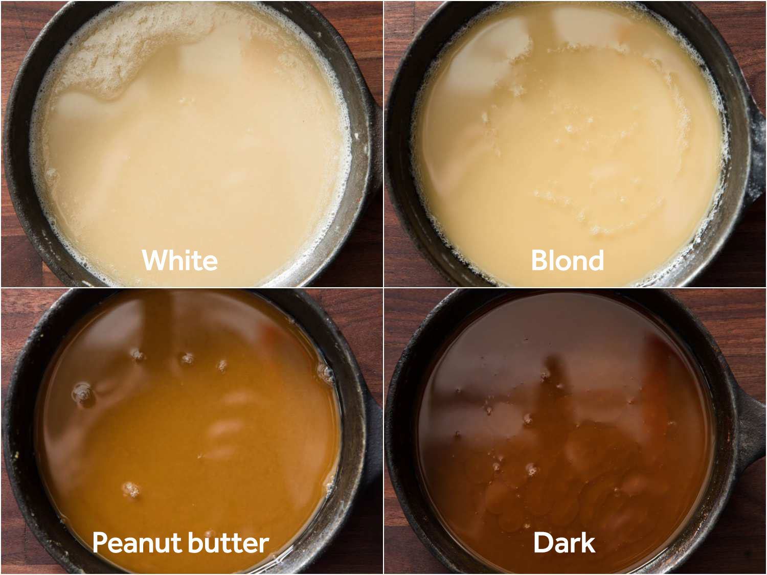 What are the levels of roux?