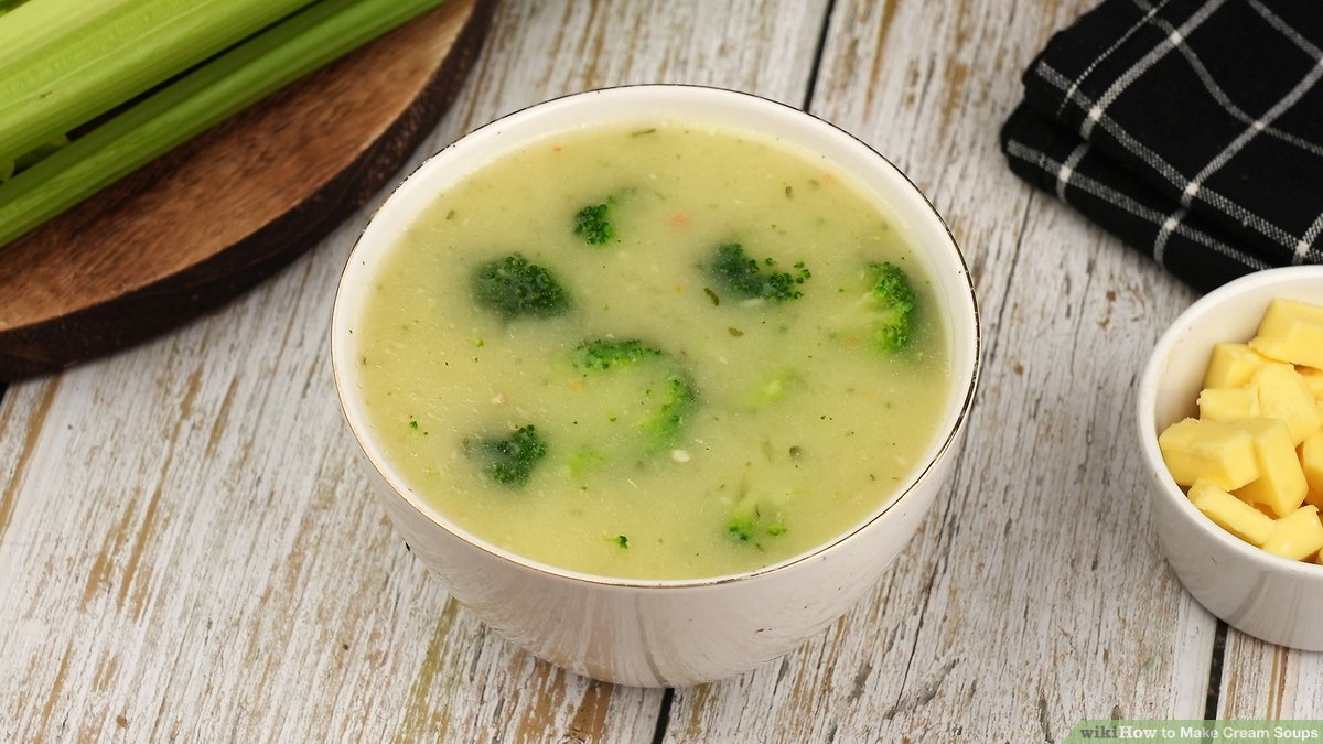 What are the main elements of cream soup?