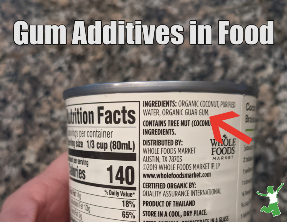 What are the most common gum additives in food?