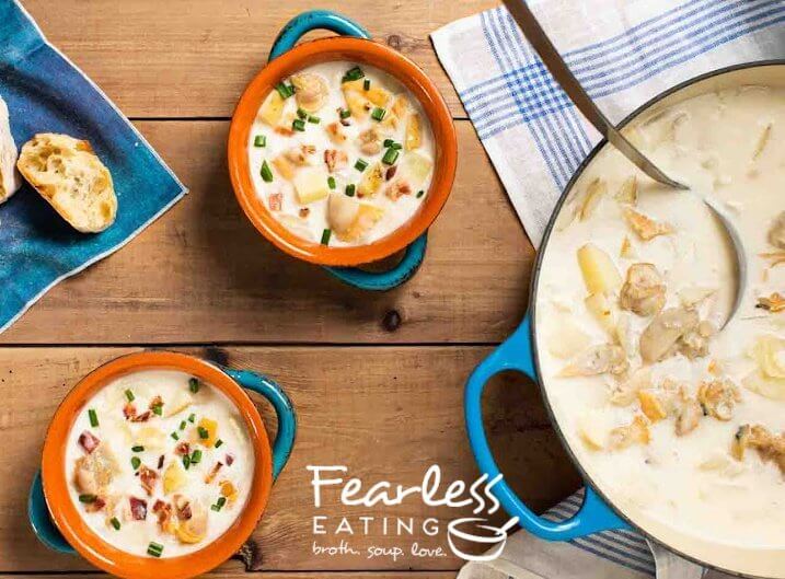 What are the names of clam chowder?