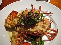 What are the names of seafood dishes?